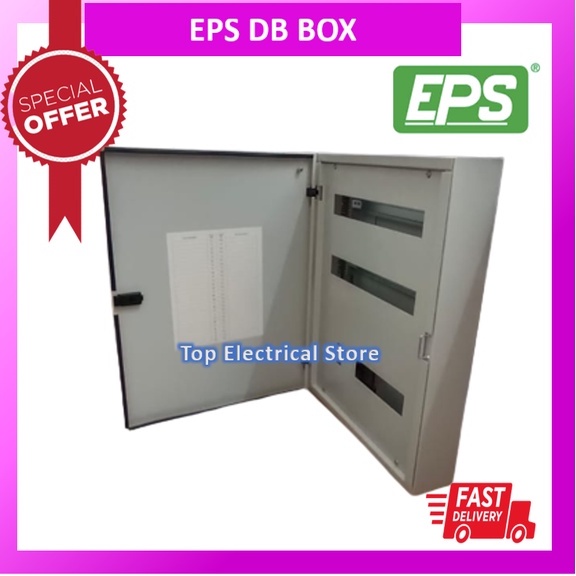 EPS EL3M EL 3M (3 ROW 46 WAY +MCCB) METAL CLAD ENCLOSURE DB BOX MCB ...