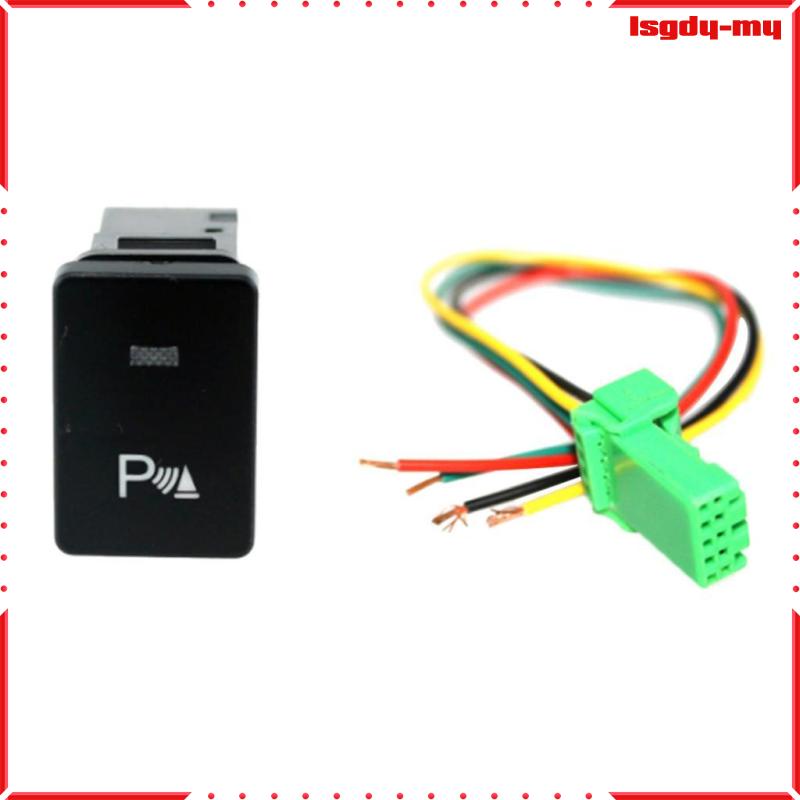 Car Parking Pattern Push Button Switch with Blue LED Suitable for ...
