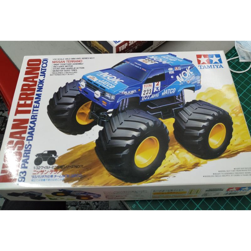 TAMIYA MINI 1/32 LUNCH BOX TOYOTA HILUX 4RUNNER DUMP TRUCK BULLHEAD ...