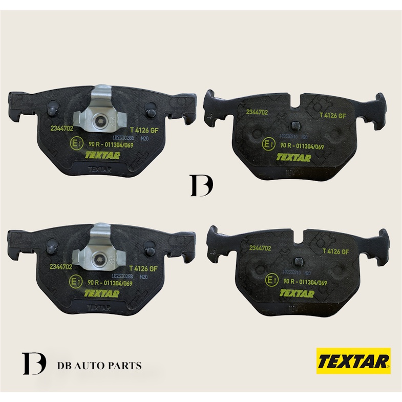 TEXTAR BMW E65 E66 730i 735iL E70 X5 3.0 DIESEL X6 E71 REAR BRAKE PAD ...
