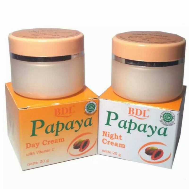 1 package of papaya day and night cream 2 pcs face cream | Shopee Malaysia
