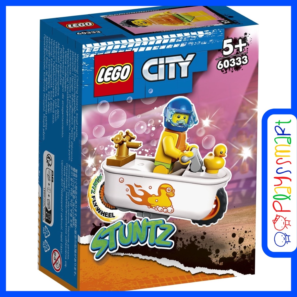 60333 LEGO City Bathtub Stunt Bike (14 Pieces) | Shopee Malaysia