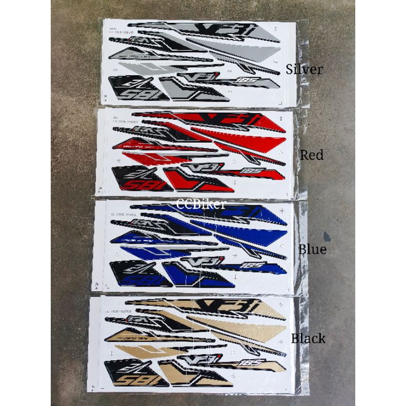 SYM VF3I 185 V2 (2) Body Sticker Motor | Shopee Malaysia