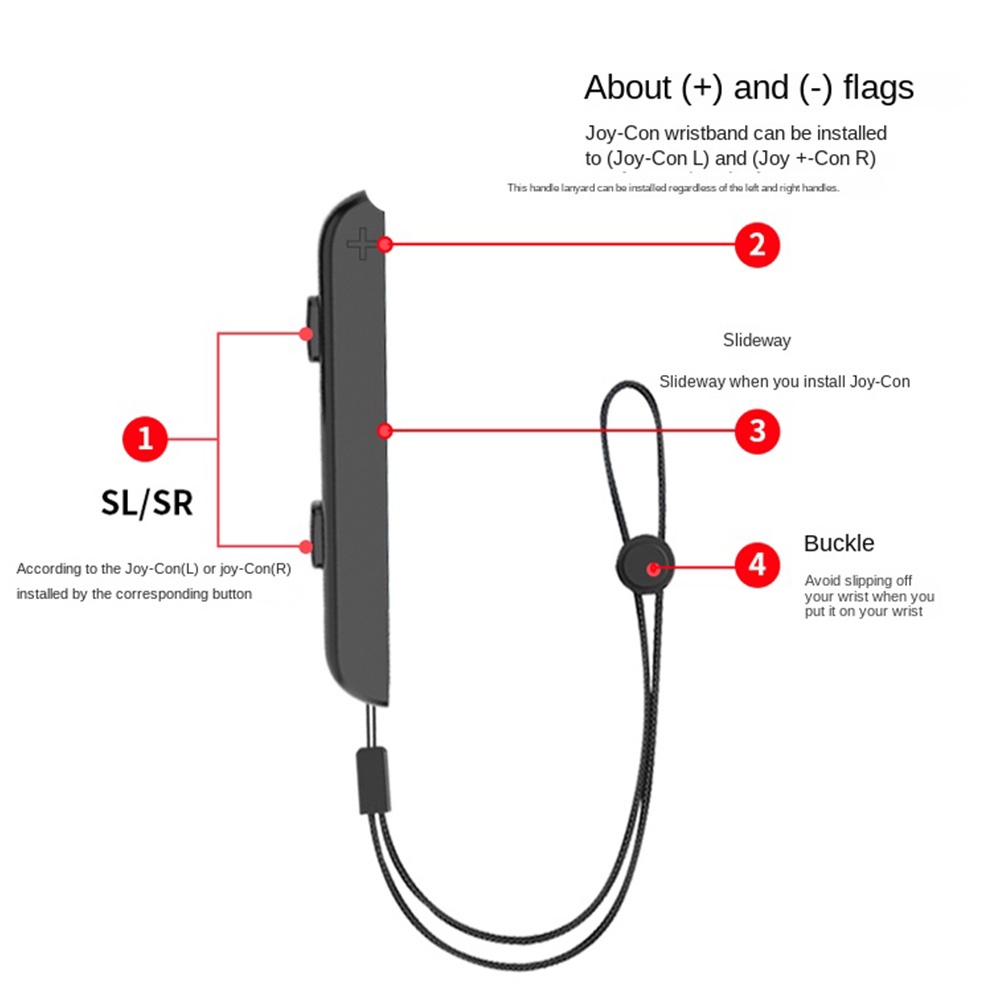 NEW for Nintendo Switch Oled Joycon Controller Gamepad Hand Rope Joy ...