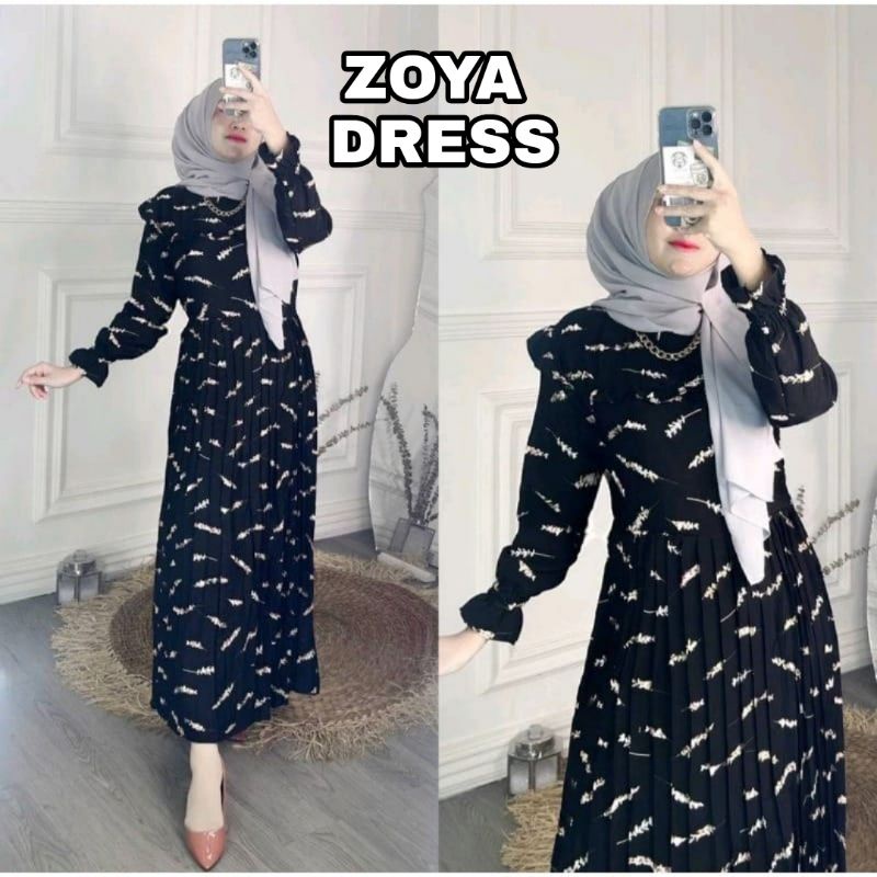 Zoya LEAF DRESS Motive DRESS Abstract PREMIUM / Latest MUSLIM Gamism ...