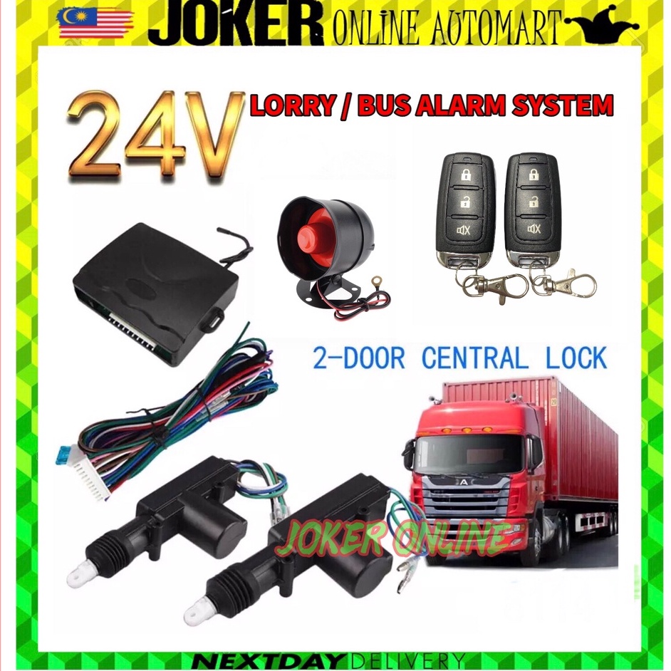 Smartstar 24V 13Pin Full Set Alarm System For Lorry Bus 24V SM24A ...