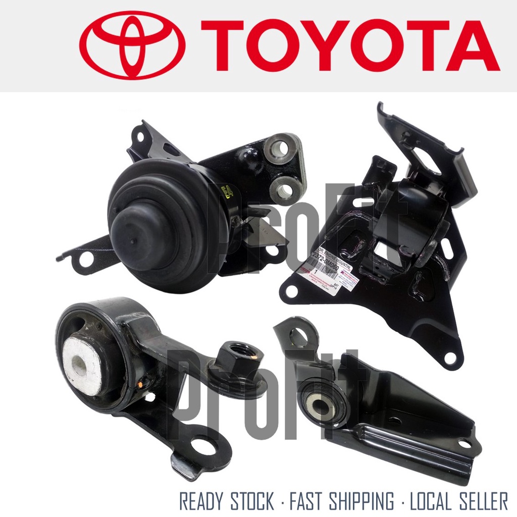 Toyota Vios NCP150 1.5 1NZFE 2013-2019 Auto Toyota Engine Mounting Set ...