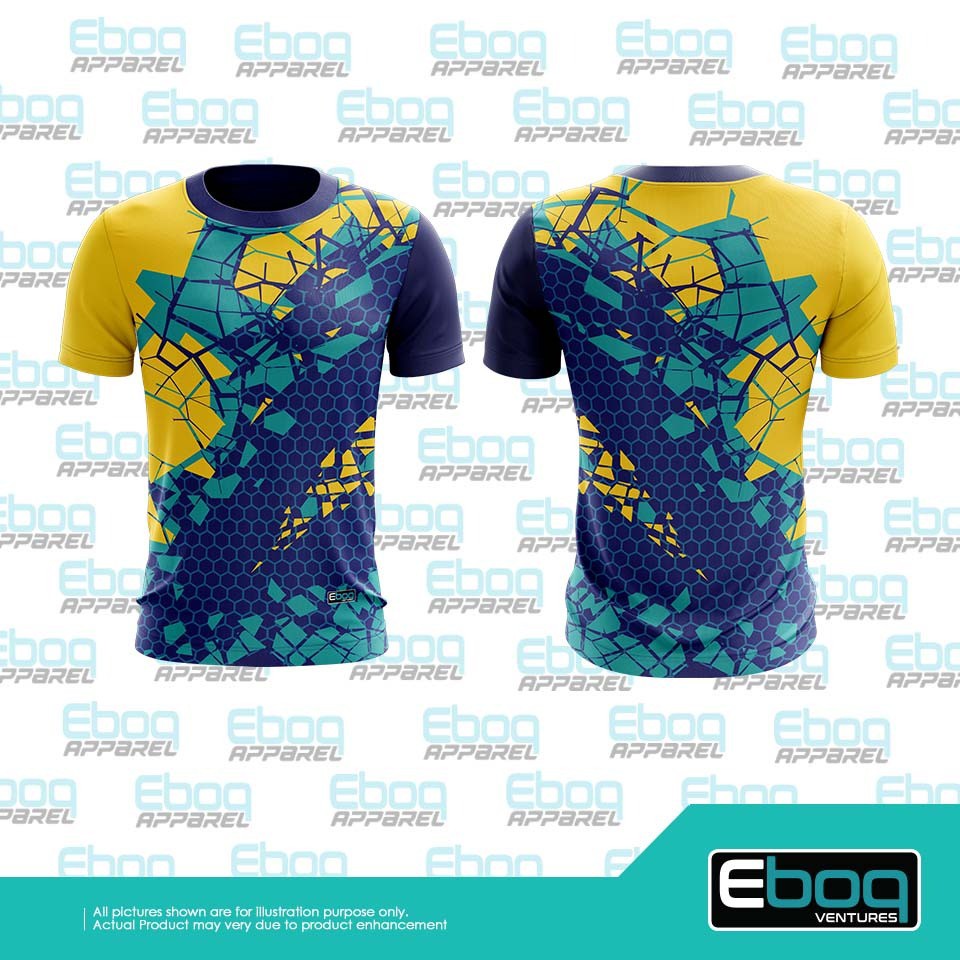 [Ready Stock] Tshirt Sport 01 Eboq Sublimation / AA Baju sukan Eboq ...