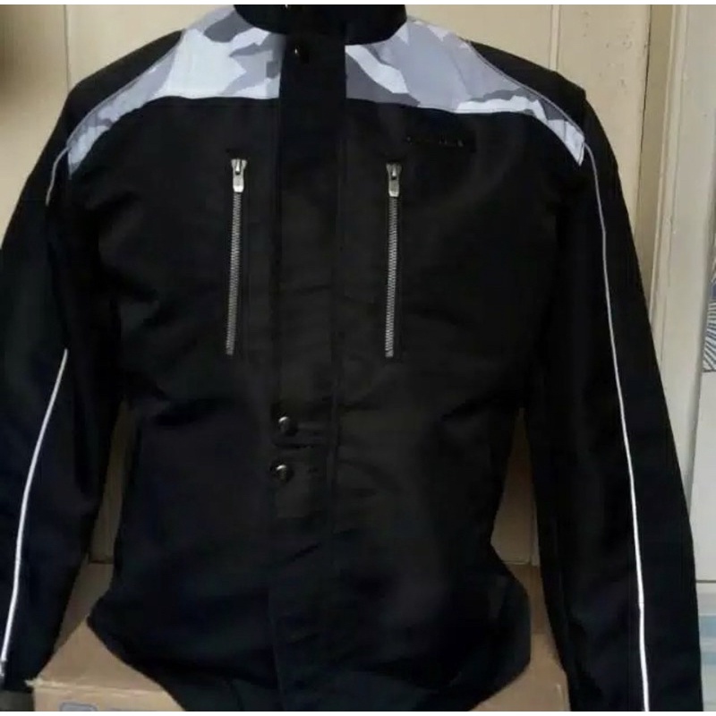 HITAM Adv Jacket Ori AHM Honda Motorcycle Black Black Touring Safety ...
