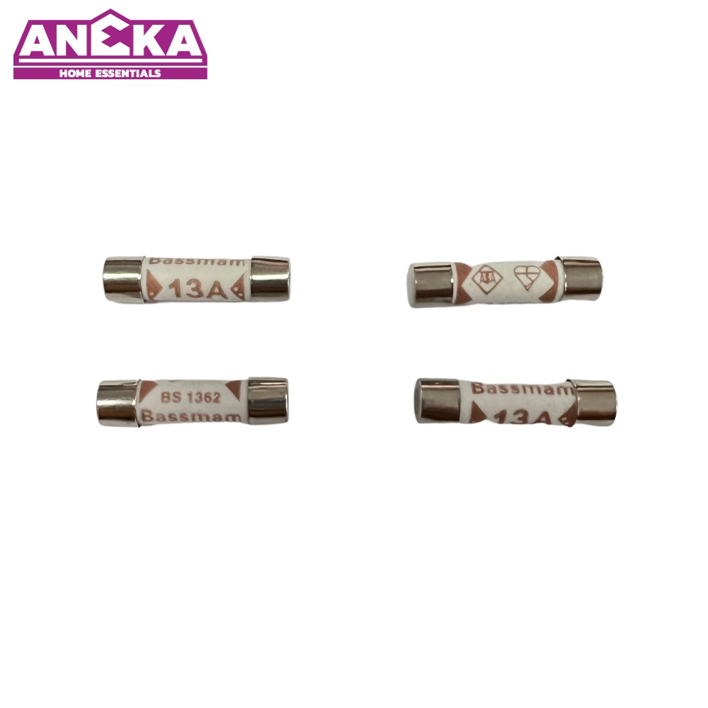Bass Mam BS1362 13A Porcelain Fuse Plug Top 4pcs / 10pcs | Shopee Malaysia