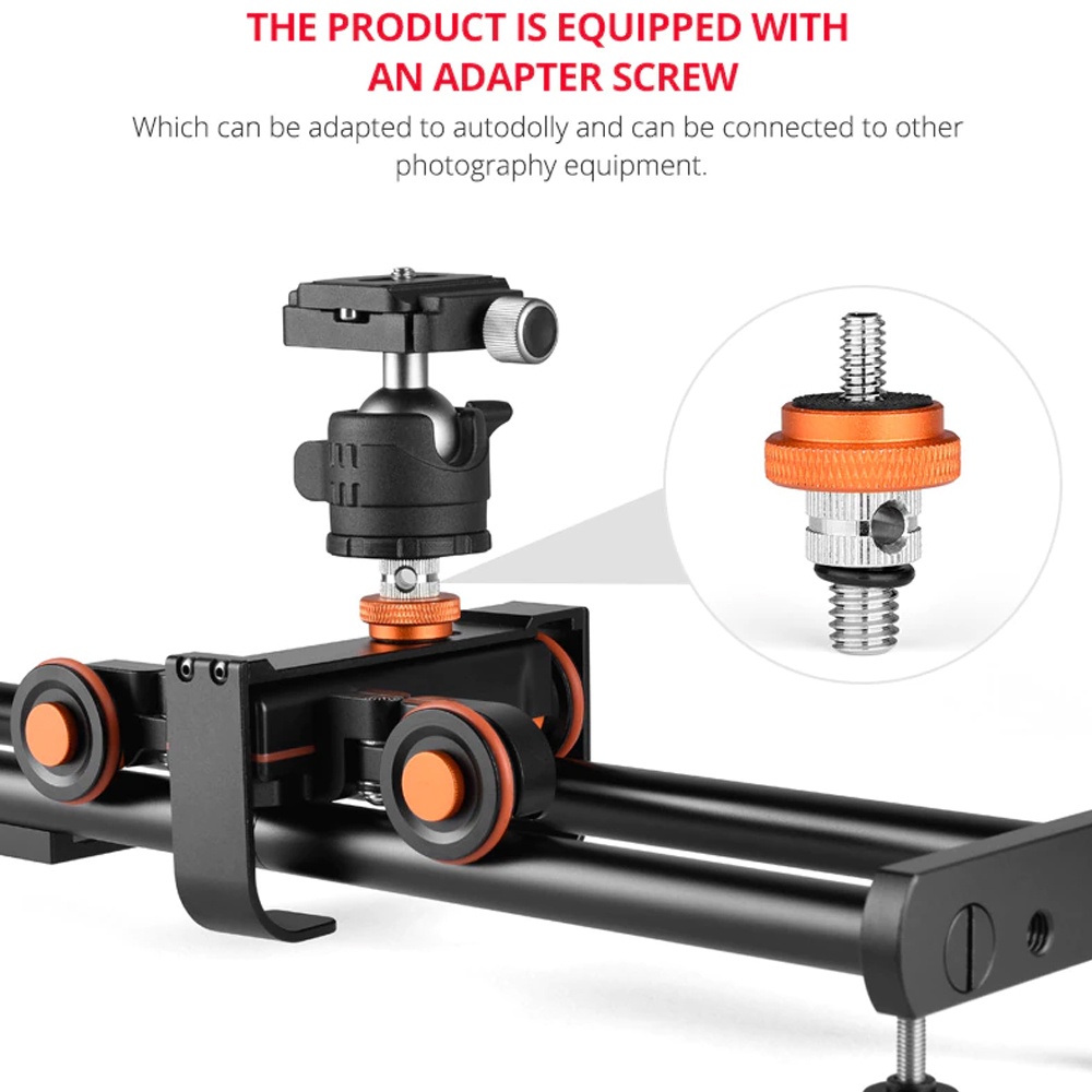 YELANGU L4X 3-Wheel Autodolly Motorized Electric Track Rail Slider ...