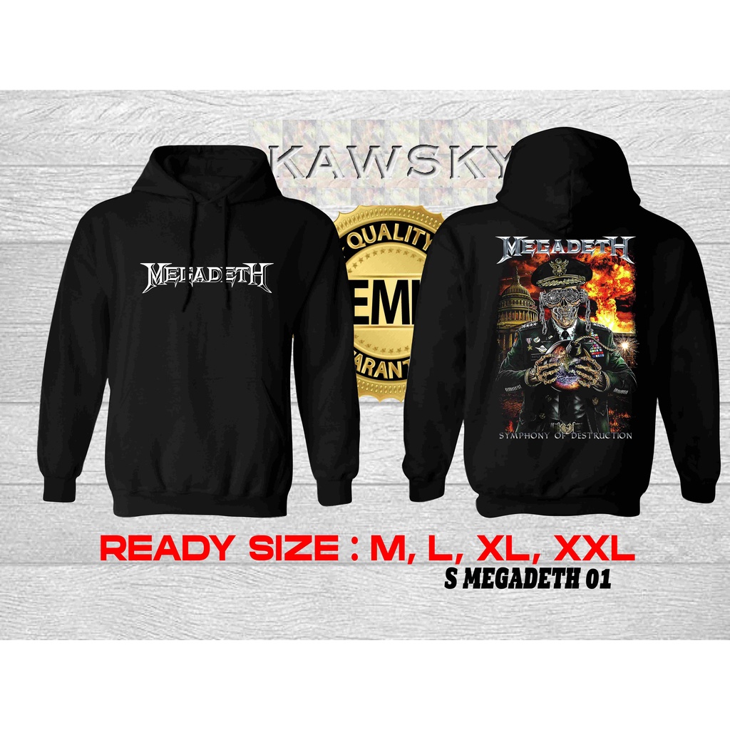 Megadeth BAND METAL SWEATER | Shopee Malaysia