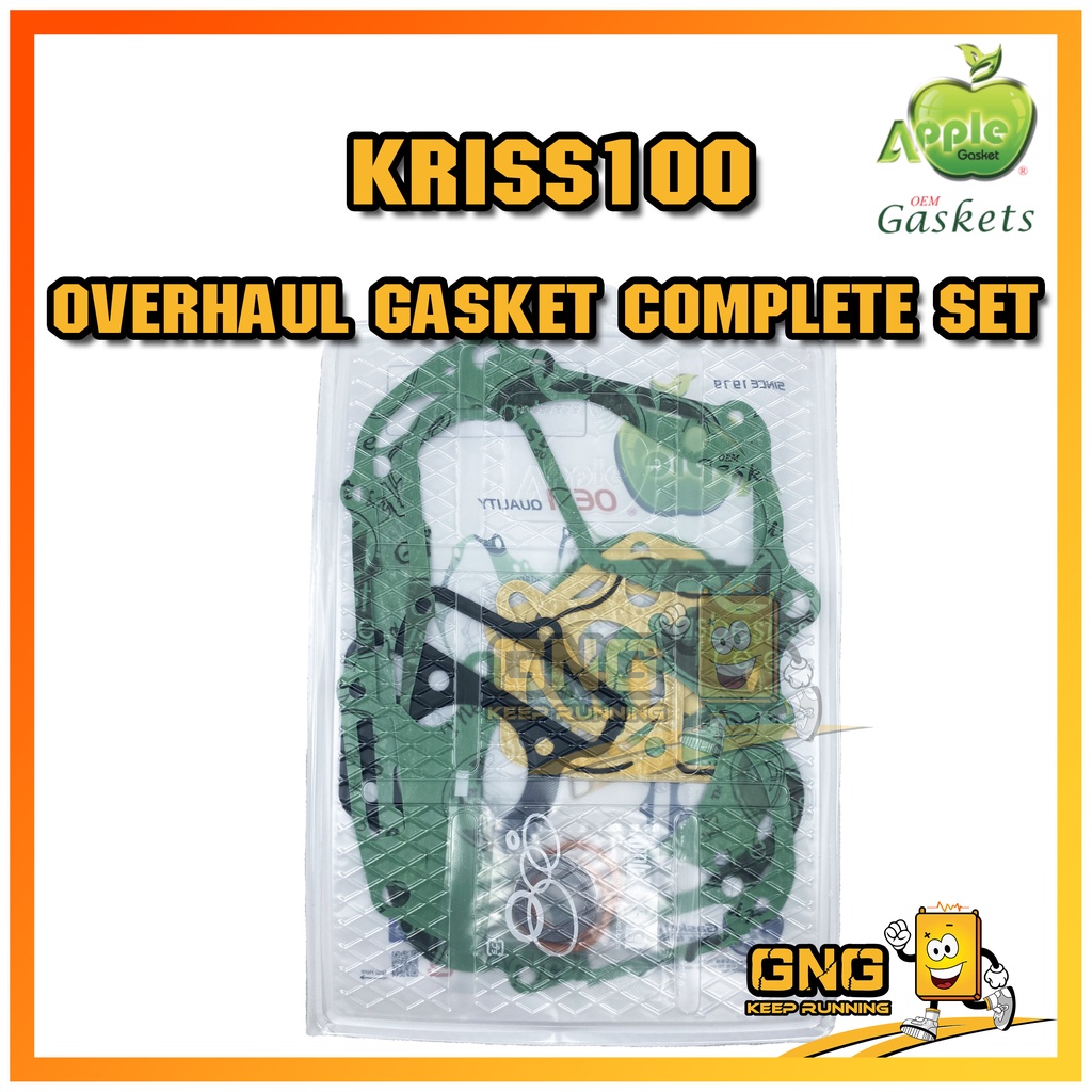 Apple Gasket Overhaul Kriss100 Complete Set Overhaul Gasket (HIGH GRADE ...
