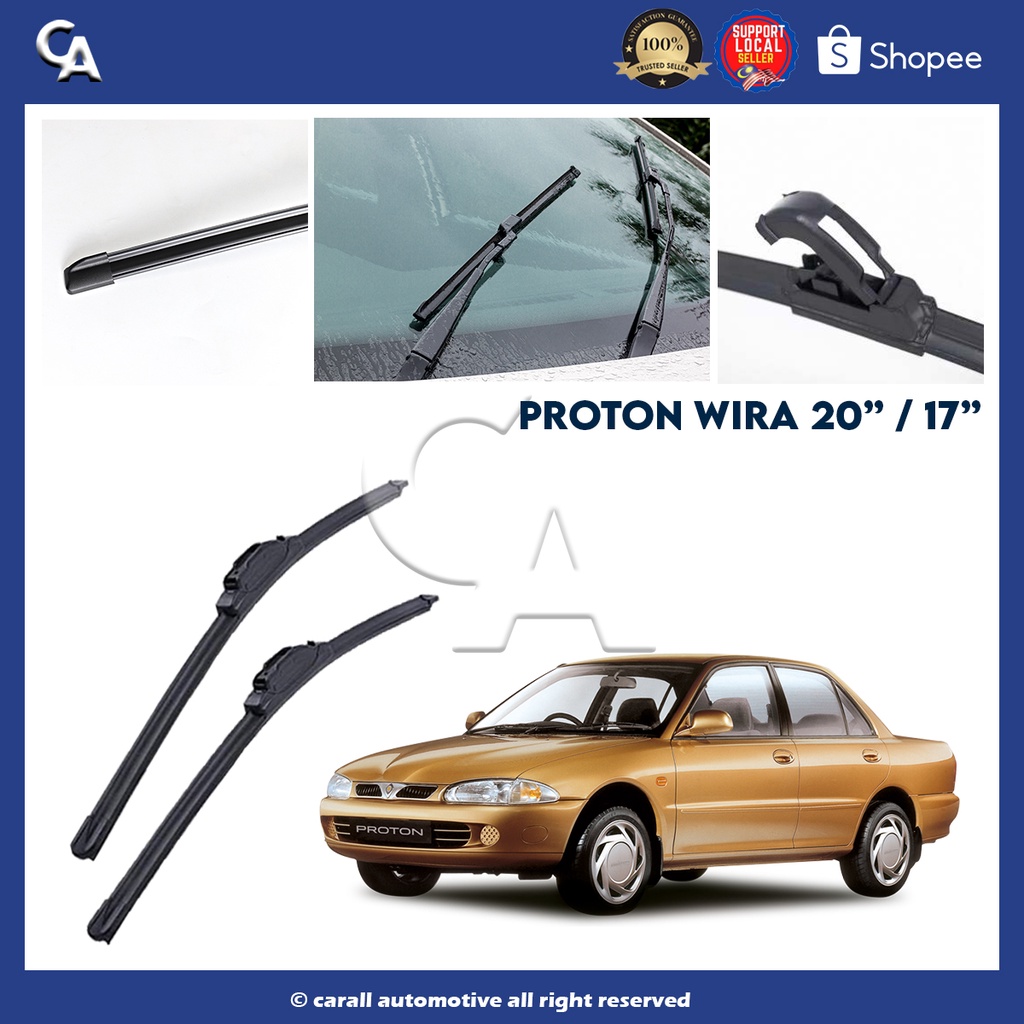 Proton Wira Car Front Windscreen Rubber Soft Wiper Size 20" / 17" | Shopee Malaysia