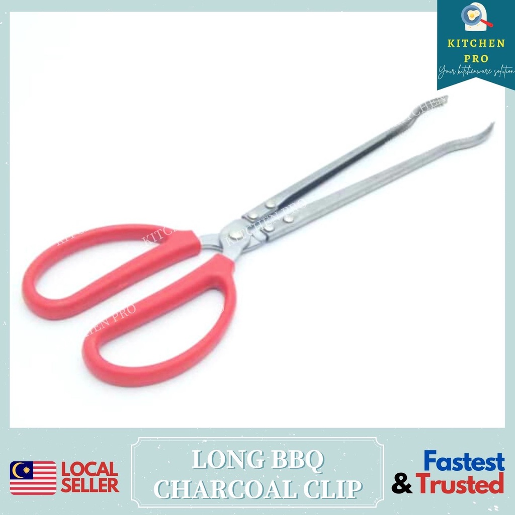 𝐊𝐈𝐓𝐂𝐇𝐄𝐍 𝐏𝐑𝐎 | BBQ Charcoal Tong / BBQ Clamp/Garbage Collector/Pengepit ...