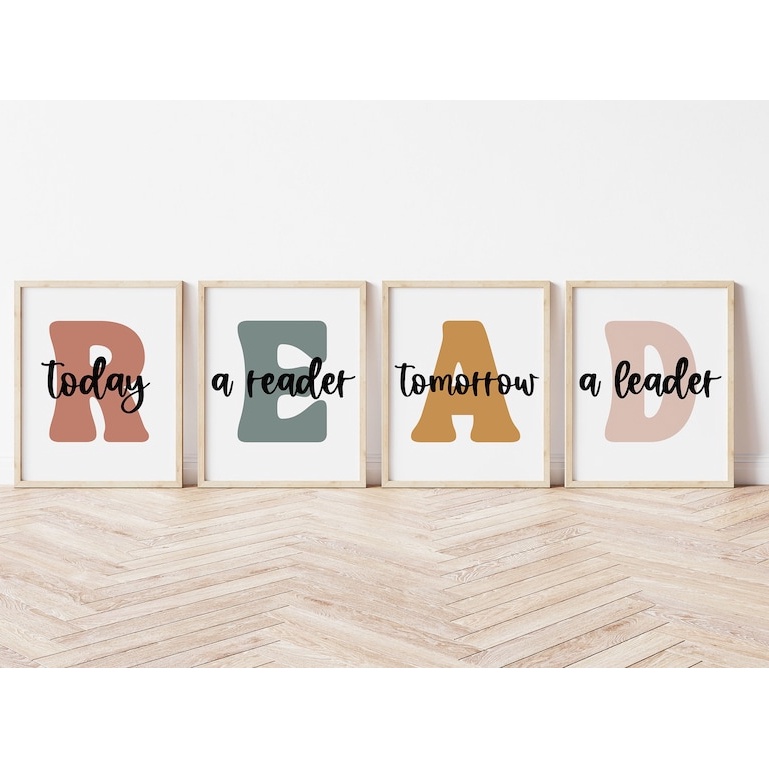 Today A Reader Tomorrow A Leader, Reading Corner Posters, Reading ...