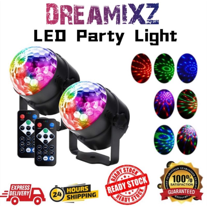 LED Party Light RGB Magic Ball Light Disco Stage Effect Lamp with ...