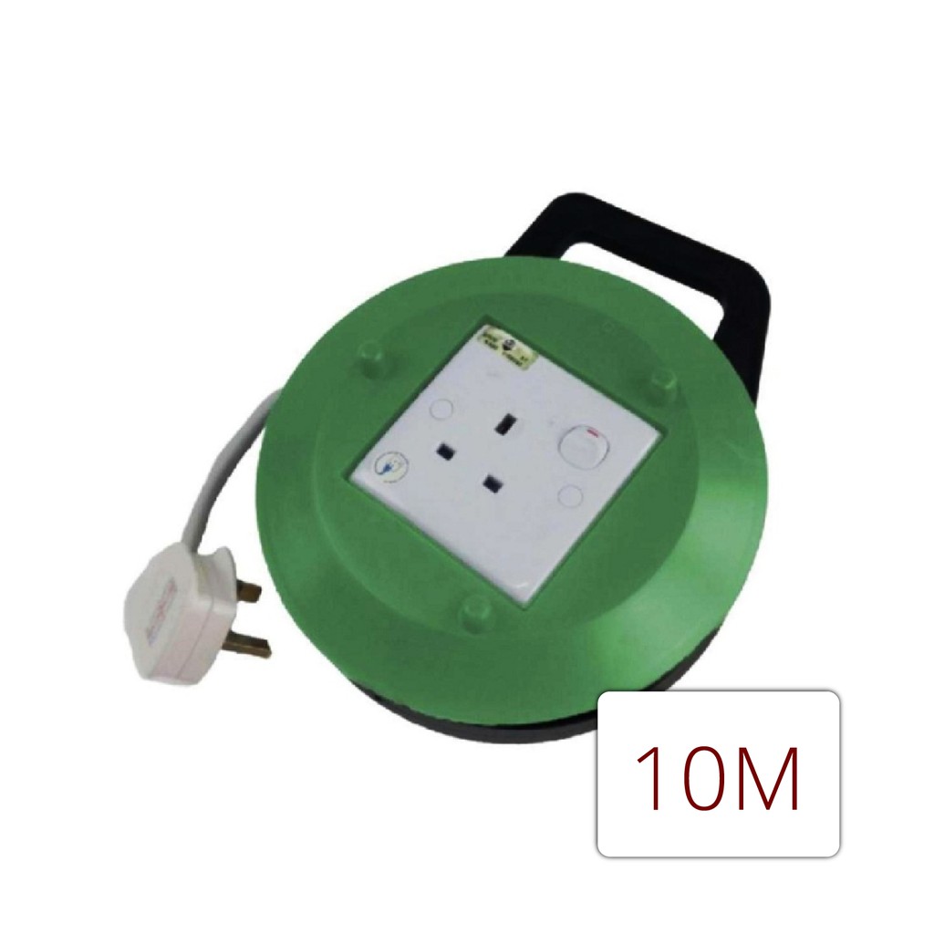 QuickFix Round Extension Wire Box Full Copper Cable Trailing Adapter 7m ...