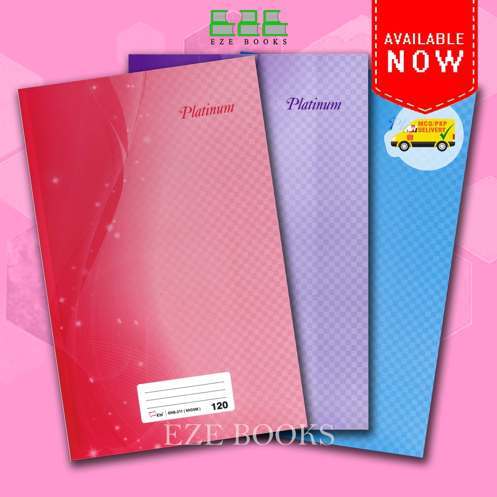 (EZE) UNI FOOLSCAP BOOK F4 PANJANG | BUKU LOG KULIT TEBAL PANJANG 120 ...