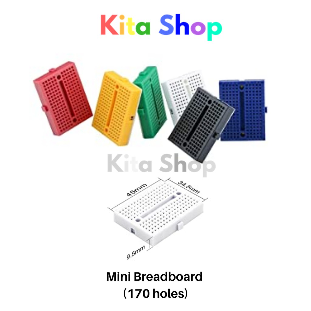 Mini Breadboard (170 holes) | Shopee Malaysia