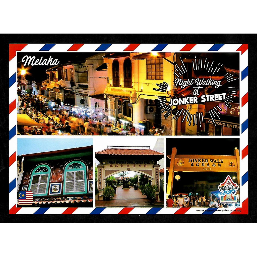 Malaysia Postcard - Malacca Jonker Street | Shopee Malaysia