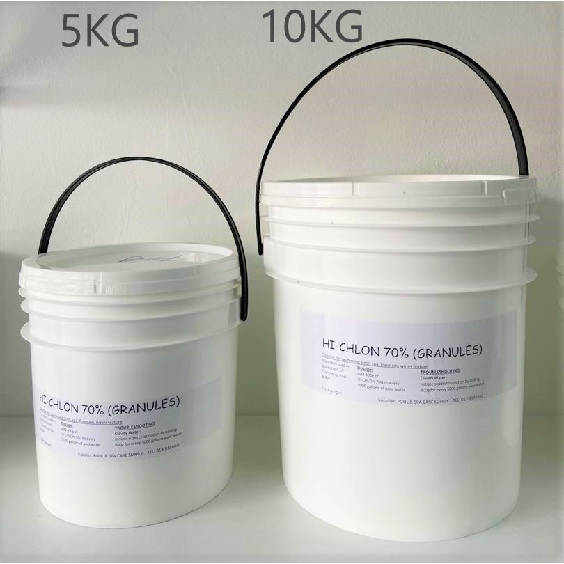 Chlorine Klorin 5KG Star-Chlon 70% Granules Japan Origin for Swimming ...