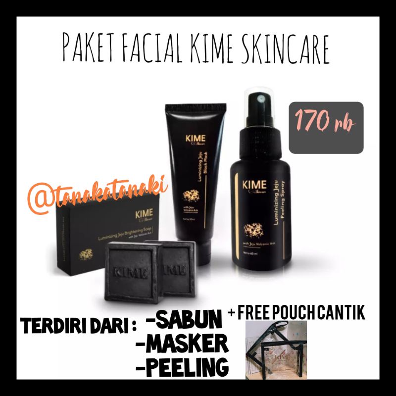 Kime SKINCARE FACIAL TREATMENT Package (Soap, Mask, Pepeeling) | Shopee ...
