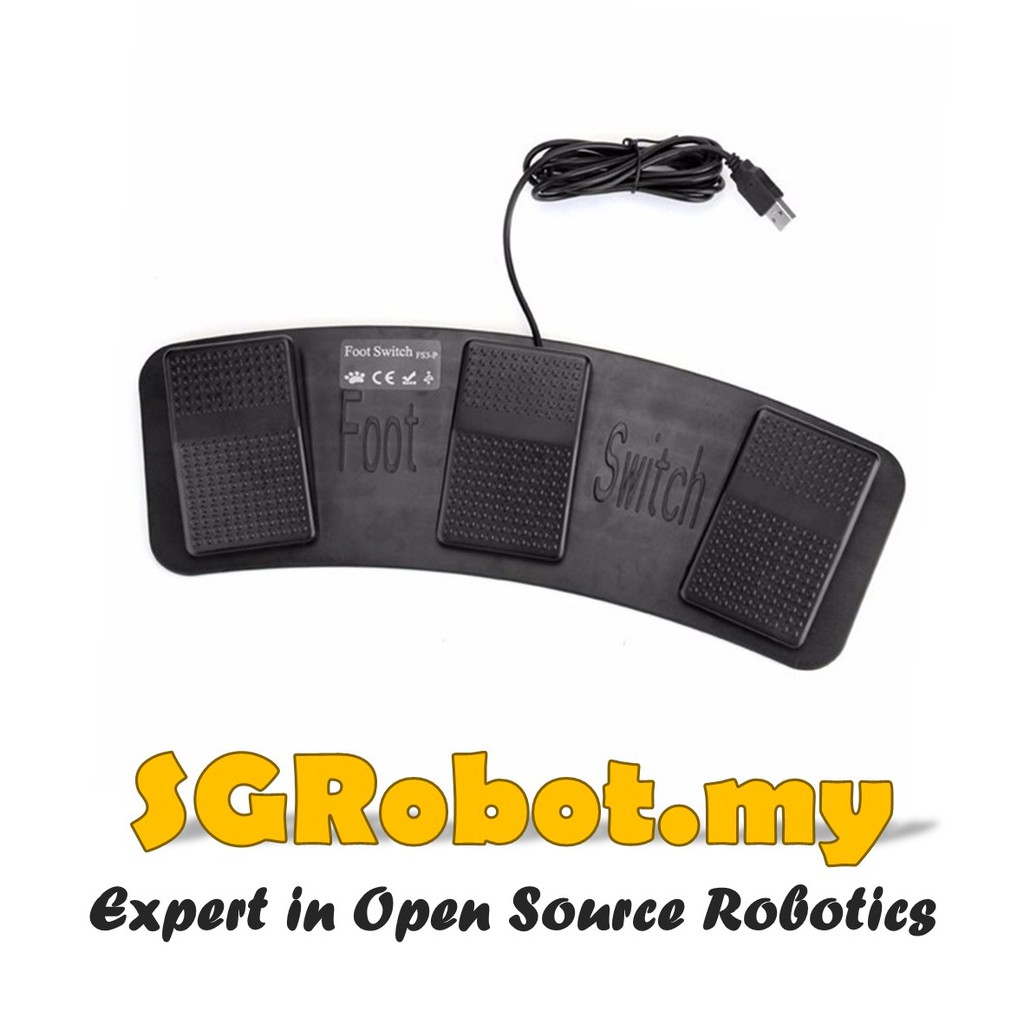 USB Foot Switch Pedal Action Control Keyboard for PC Computer Games ...