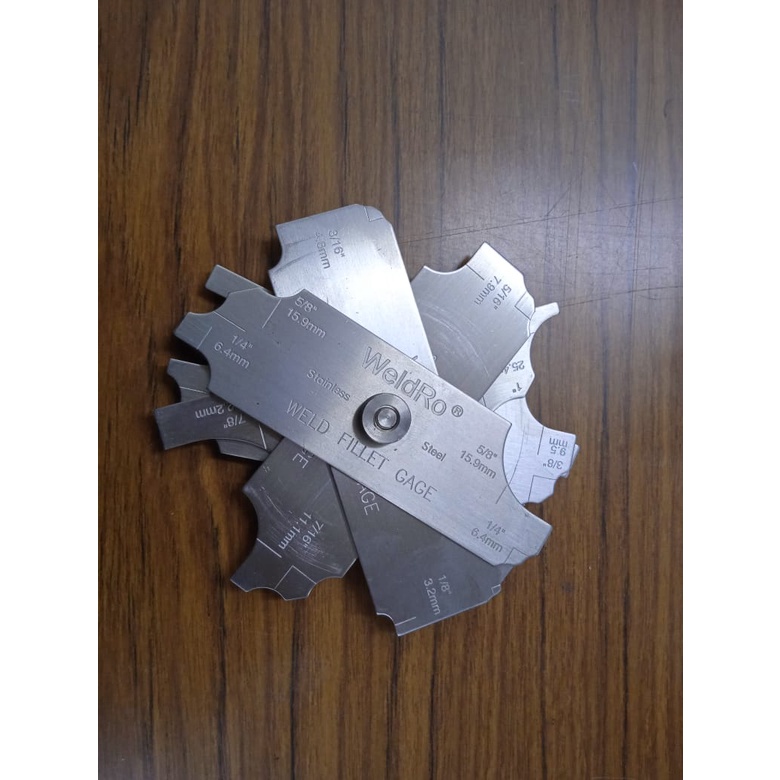 [ WELDRO ] MG-11 WELDING FILLET GAUGE (7PCS) | Shopee Malaysia