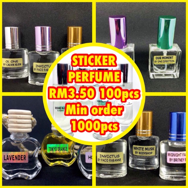 STICKER MURAH UTK PERFUME | Shopee Malaysia