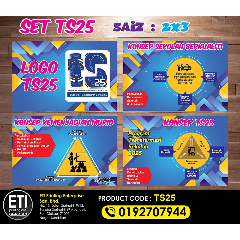 SET INFO TS25 KECERIAAN SEKOLAH | Shopee Malaysia