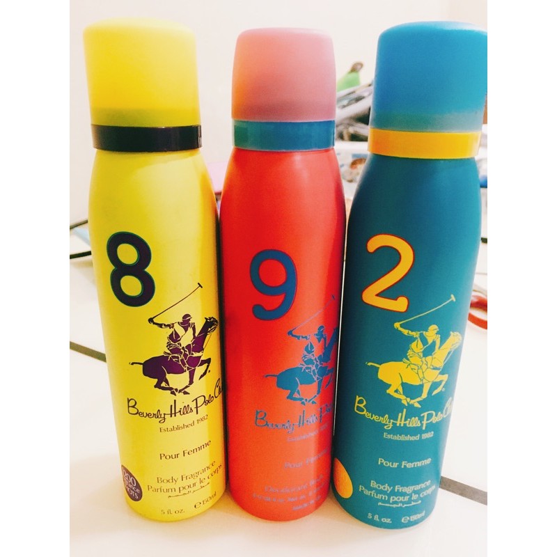 Beverly Hills Polo Club body Spray (3 X 150ml )🌟🌟🌟 | Shopee Malaysia