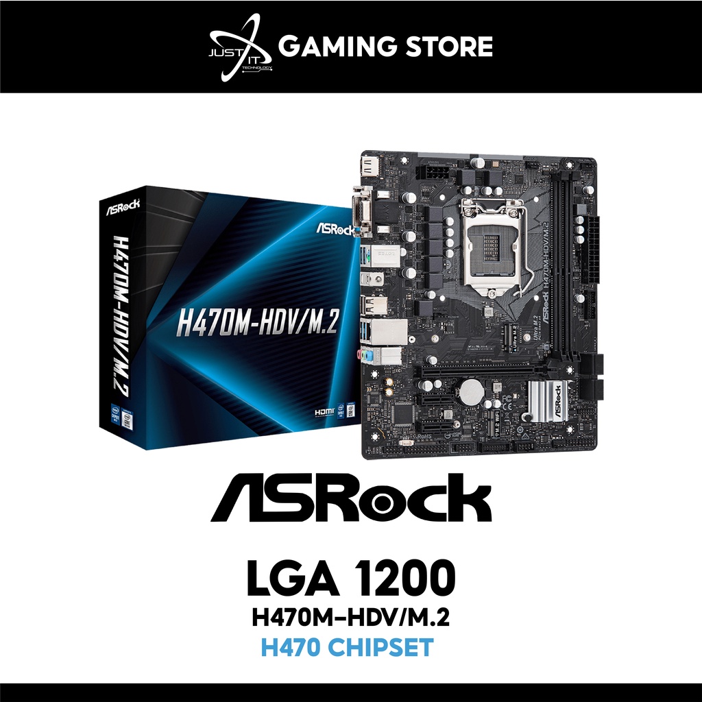 ASROCK H470M-HDV/M.2 LGA1200 MAINBOARD COMBO DEAL G6405 / 10100F ...