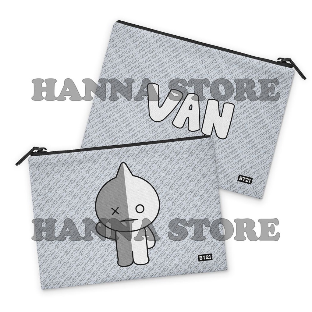 BT21 BTS VAN cooky chimmy koya mang rj shooky tata Wallet Pouch ...