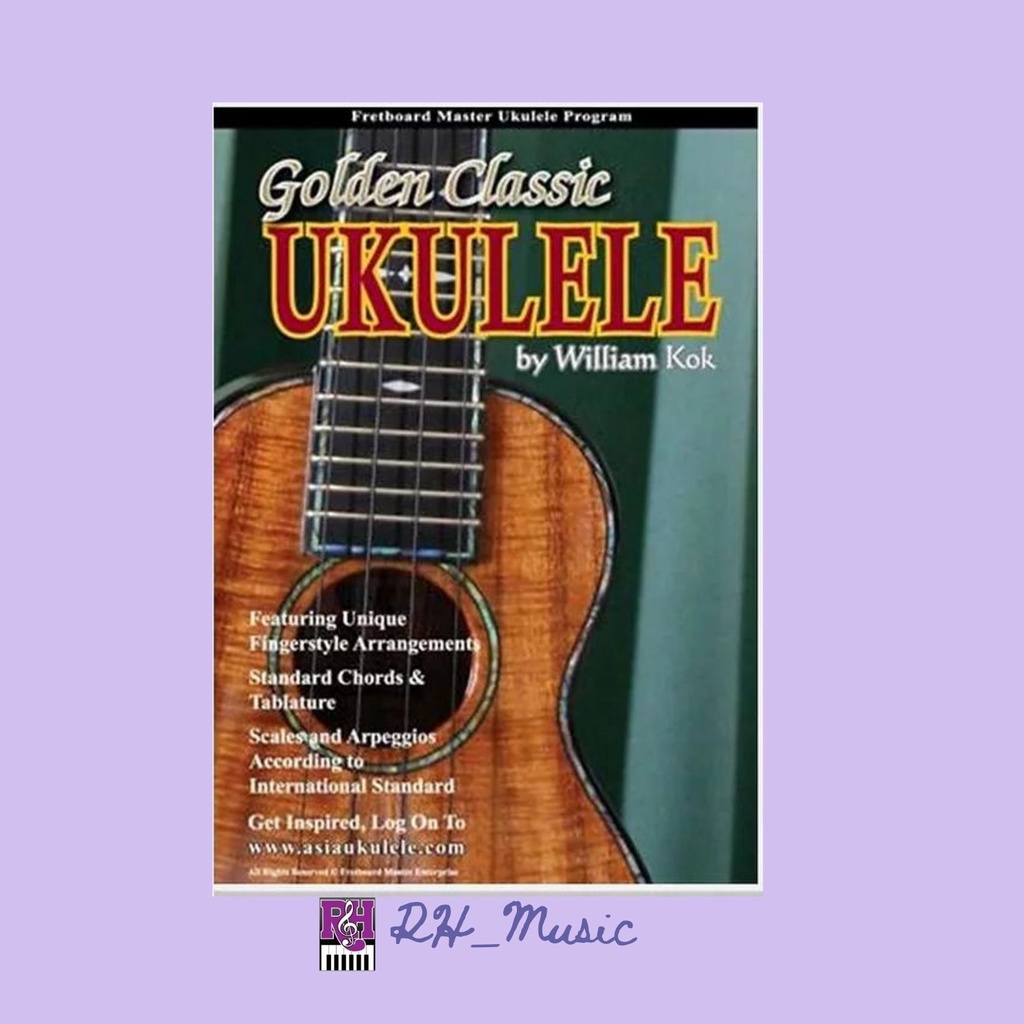 Golden Classic Ukulele Book By William Kok | Shopee Malaysia