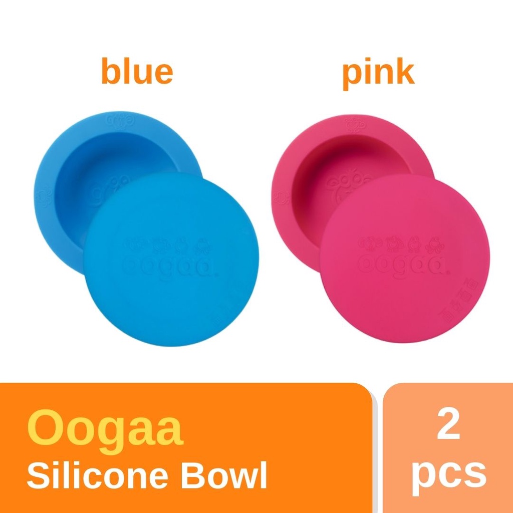 Oogaa Silicone Bowl With Lid - Feeding Bowl | Shopee Malaysia