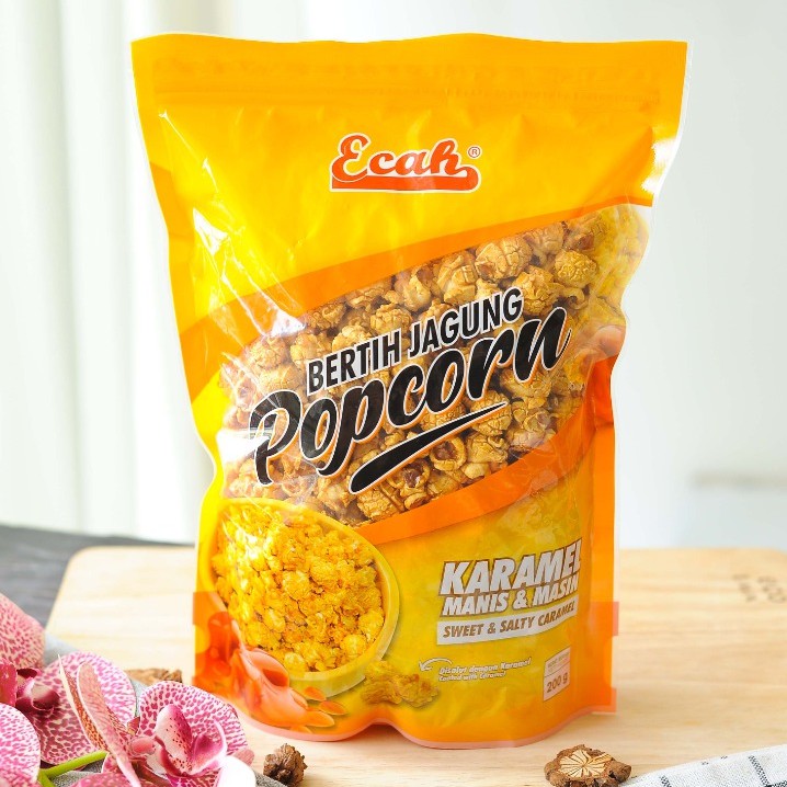 Ecah Popcorn Caramel [250g] New Pack | Shopee Malaysia