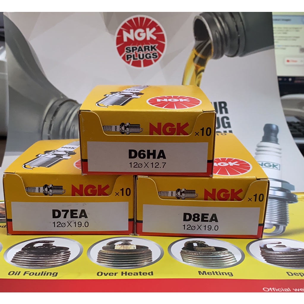 NGK SPARK PLUG D6HA / D7EA / D8EA 100% ORIGINAL JAPAN | Shopee Malaysia