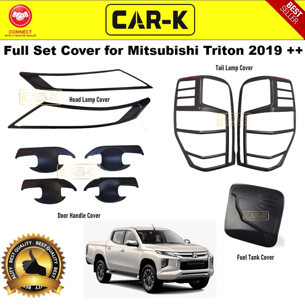 Mitsubishi Triton 2019-2021 - Head Lamp Cover / Tail Lamp Cover / Door ...