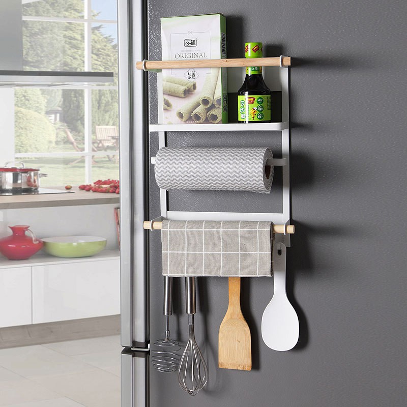 Japanese Magnetic Rack For Refrigerator and Kitchen Cabinet, Strong ...
