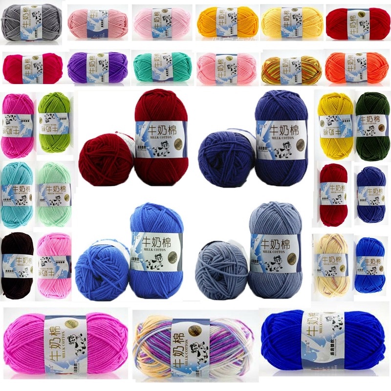 New knitting Wool Crochet Milk soft Baby Cashmere hand yarn 50g skeins ...