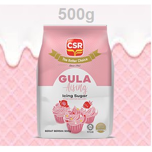 CSR Icing Sugar Gula Aising 500g | Shopee Malaysia