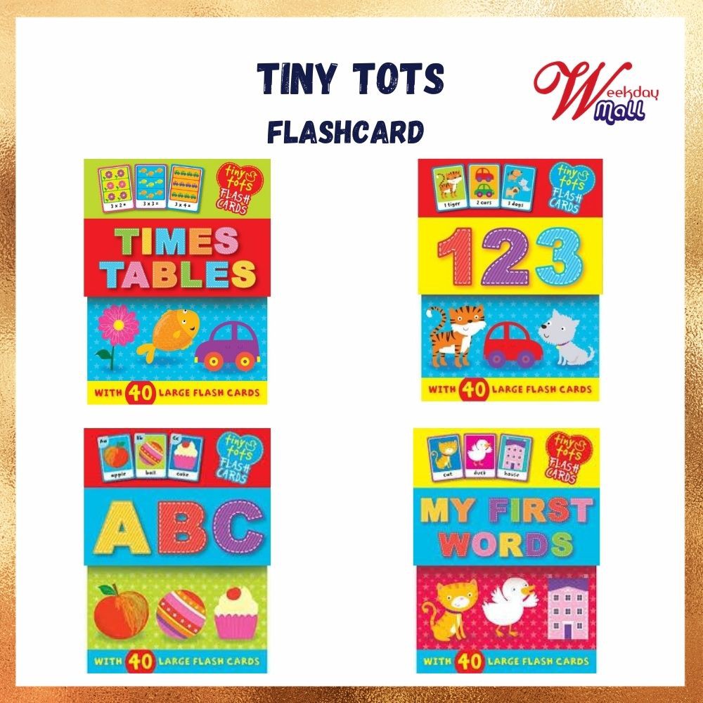 Tiny Tots Flash Cards for Kids (My First Words Flashcards) | Shopee ...