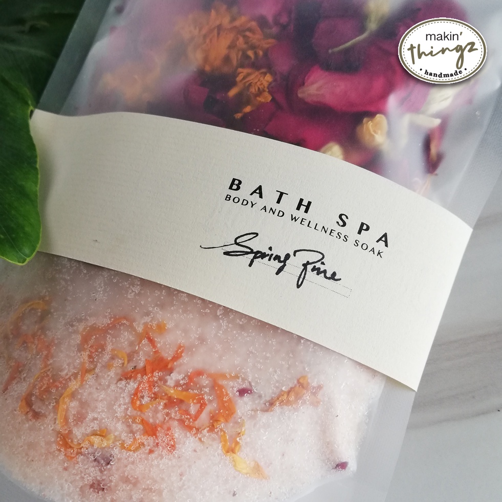Natural Bath Salt / Mandian Seri Bunga / Aura Mandi Bunga / Flower Bath ...