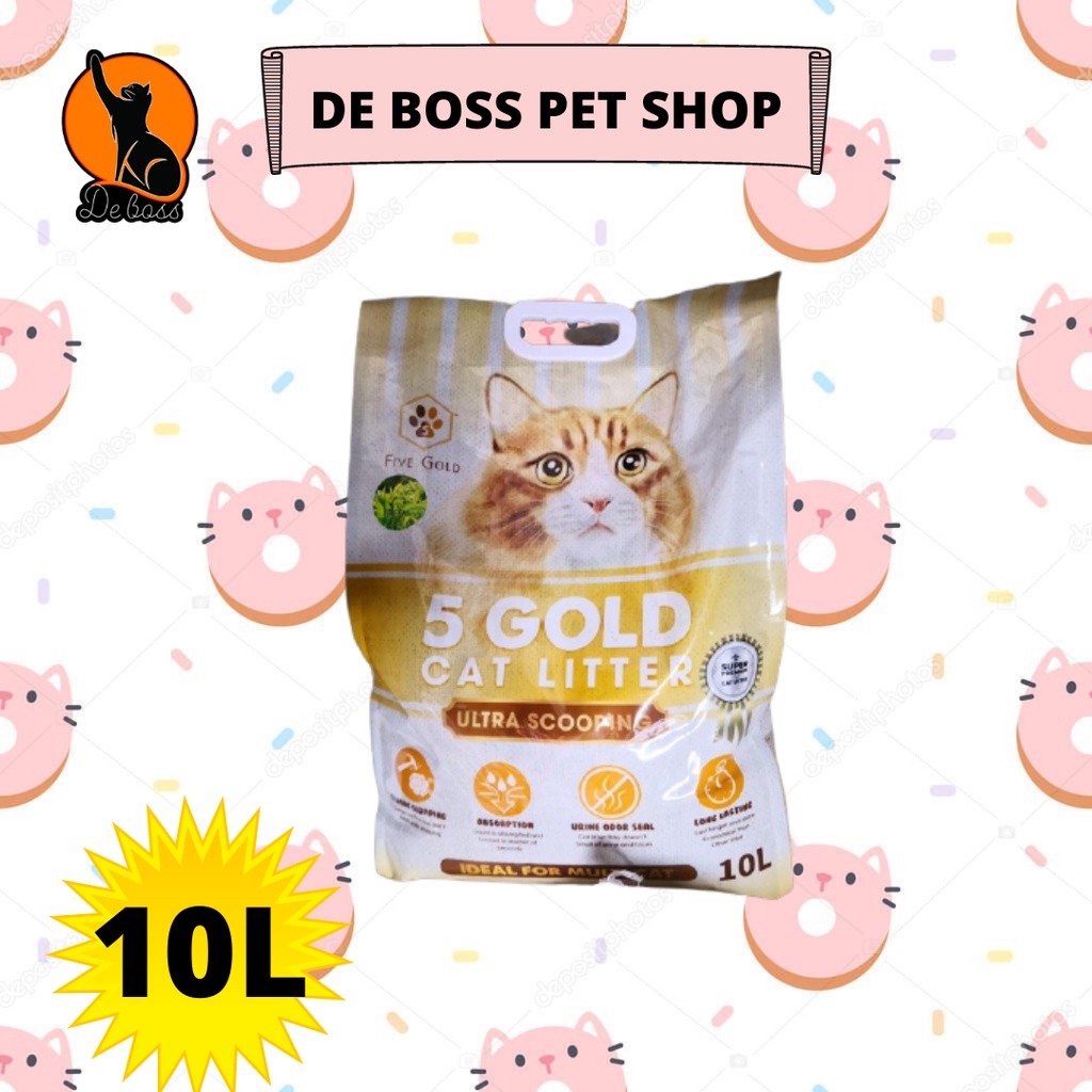 5 GOLD CAT LITTER 10L | Shopee Malaysia
