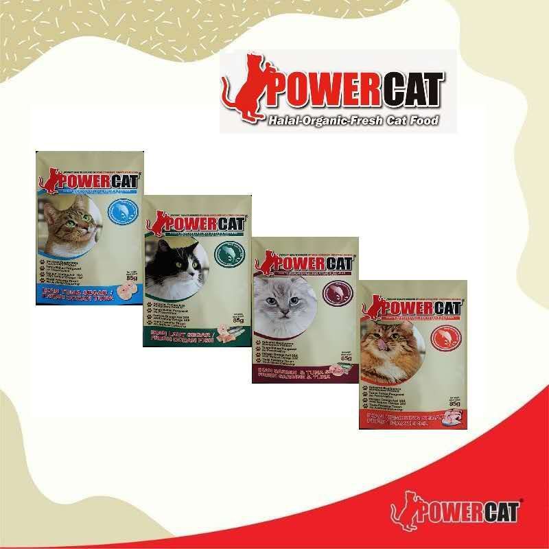 PowerCat Wet Food 85g【Ocean Tuna / Ocean Fish / Fresh Sardin Tuna ...