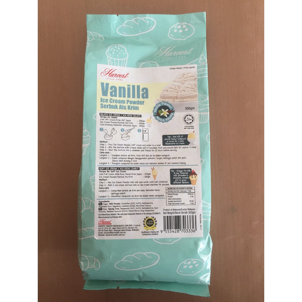 Vanilla Ice Cream Powder - 500g | Shopee Malaysia