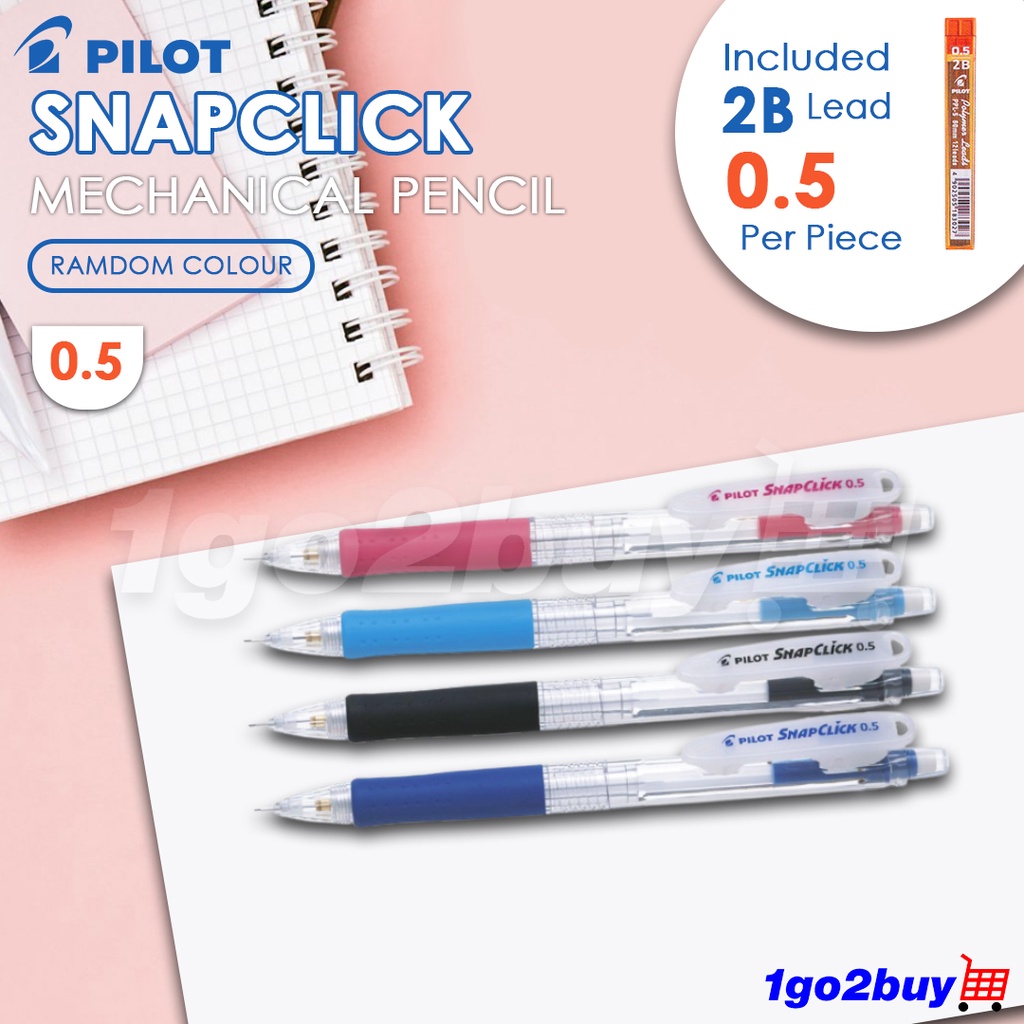 Pilot Snap Click Mechanical Pencil 0.5 (Free Pencil Lead) | Shopee Malaysia