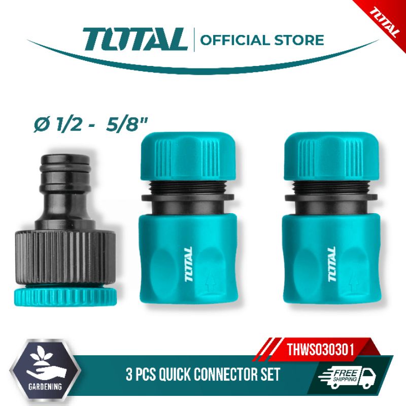Total Hose Quick Connector Set (3 Pcs) THWS030301 | Shopee Malaysia