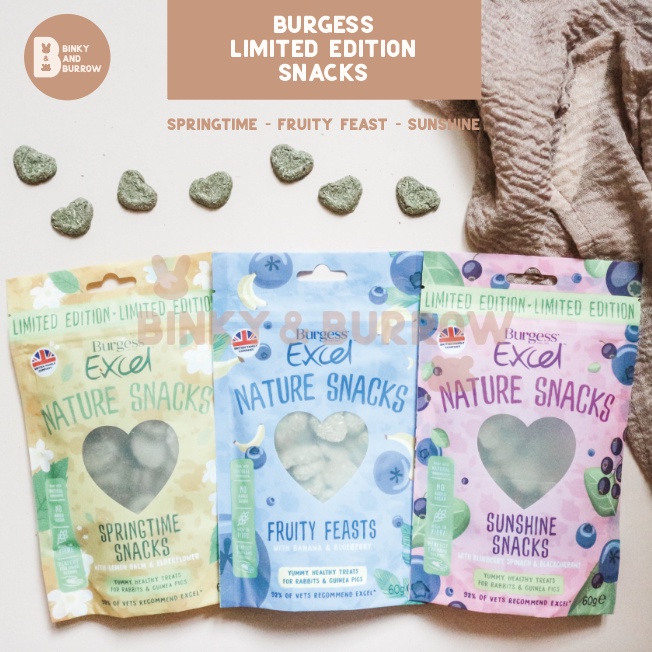 Burgess Limited Edition Snacks - Bunny/Springtime, Sunshine Snacks ...